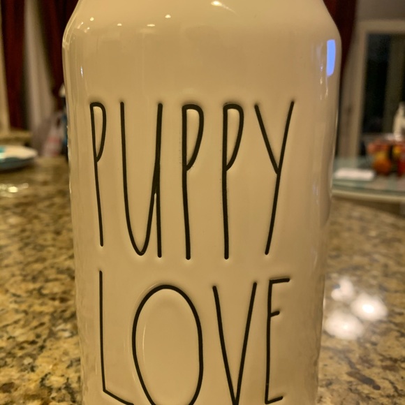 Rae Dunn | Kitchen | Rae Dunn Dog Treat Canister Puppy Love | Poshmark